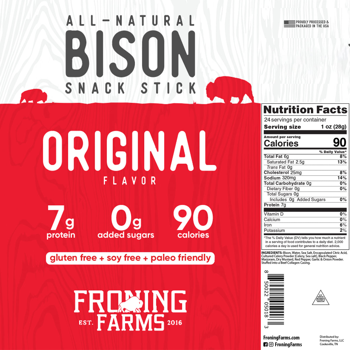 Original Bison Sticks – Froning Farms