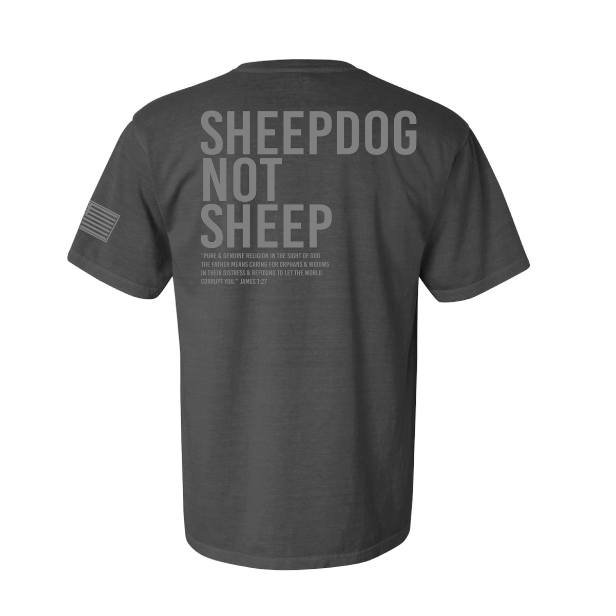 Sheep Dog Skull Tee // Comfort Colors Pepper – Froning Farms