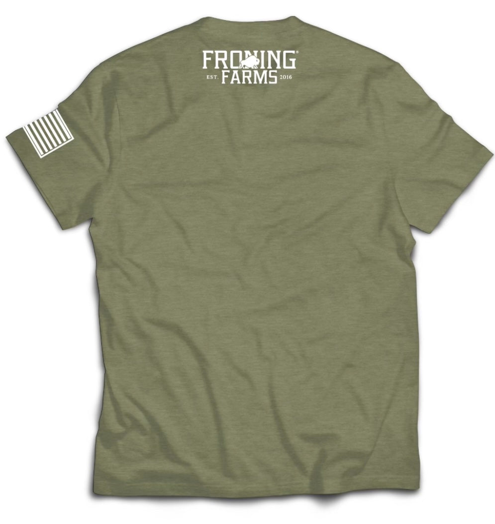 Sheep Dog Tee // OD Green – Froning Farms